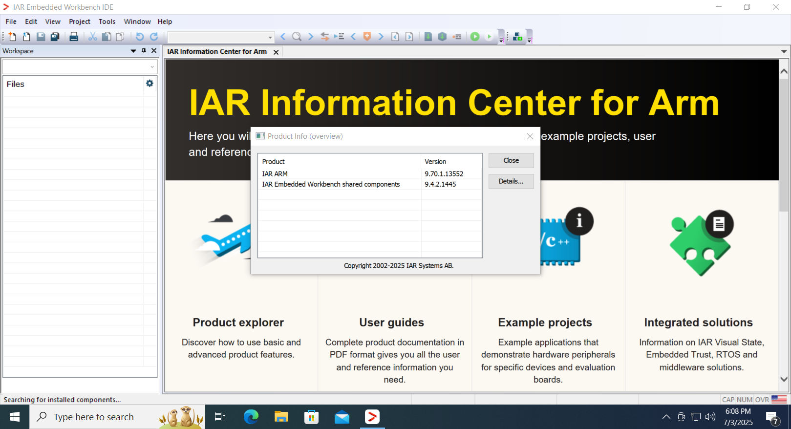 Download IAR Embedded Workbench for ARM 9.70.1 full